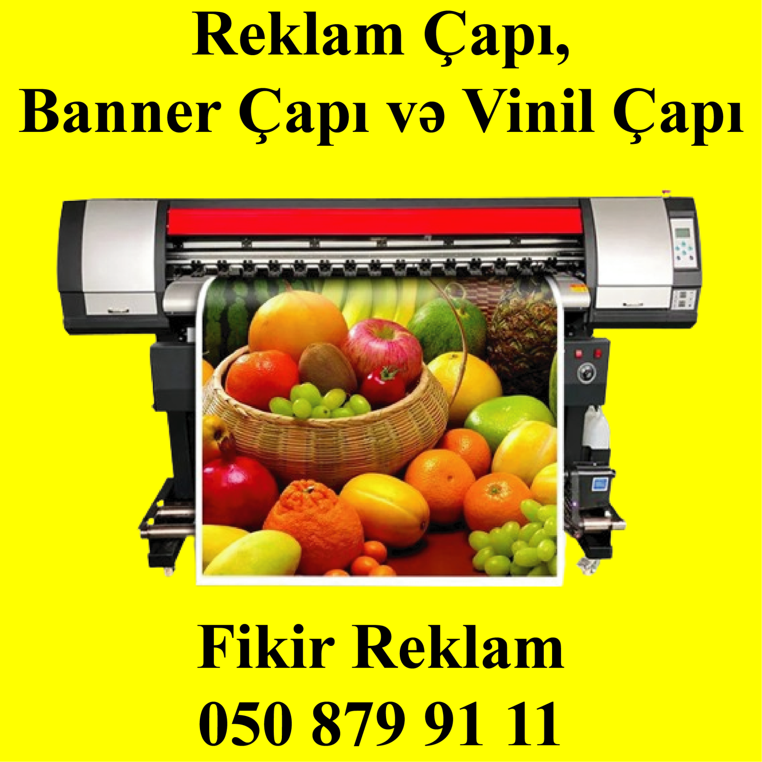 Reklam Banner Vinil Çapı - Fikir.az