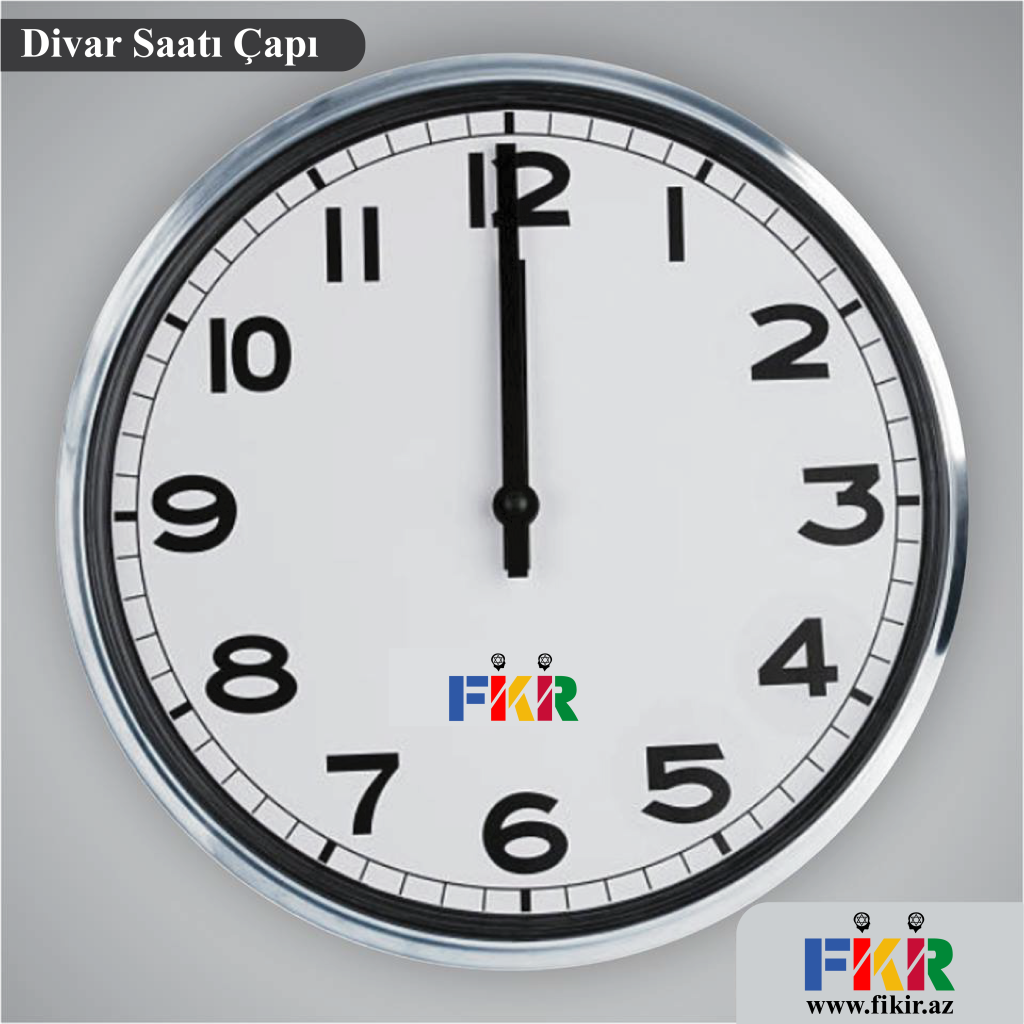 Divar Saatı Çapı - Fikir.az